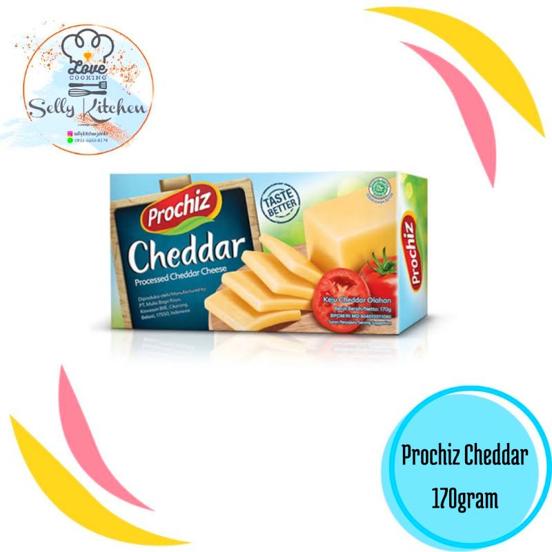 Jual Prochiz Cheddar 170g - Keju Cheddar / Cheddar Cheese | Shopee ...