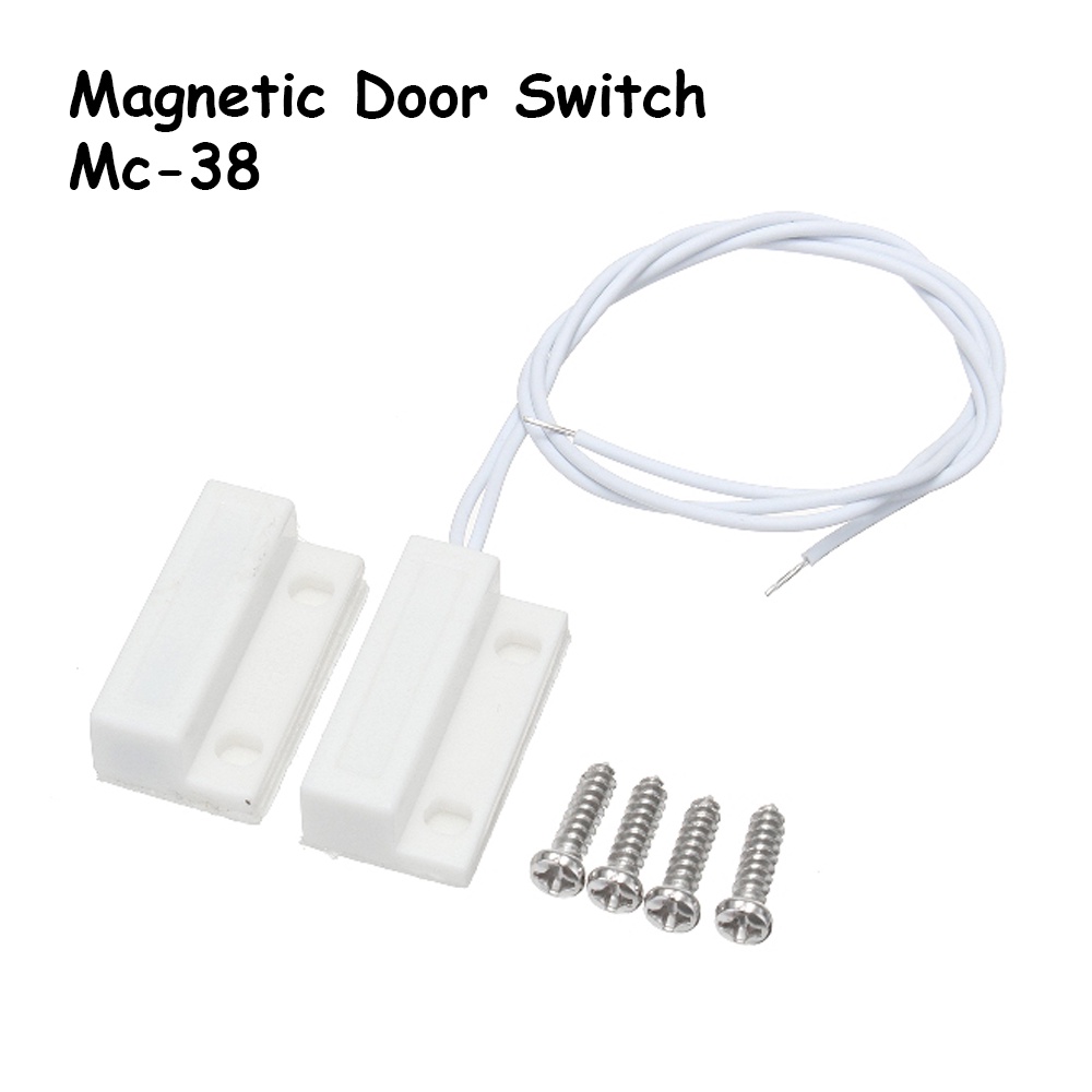 Jual MC-38 Magnetic Door Switch MC38 Sensor Pintu Magnet NC | Shopee ...