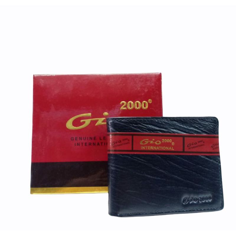 Jual Dompet Kulit Asli Motif Serat Kayu ( MERK GIO 2000 100 % ORIGINAL ...