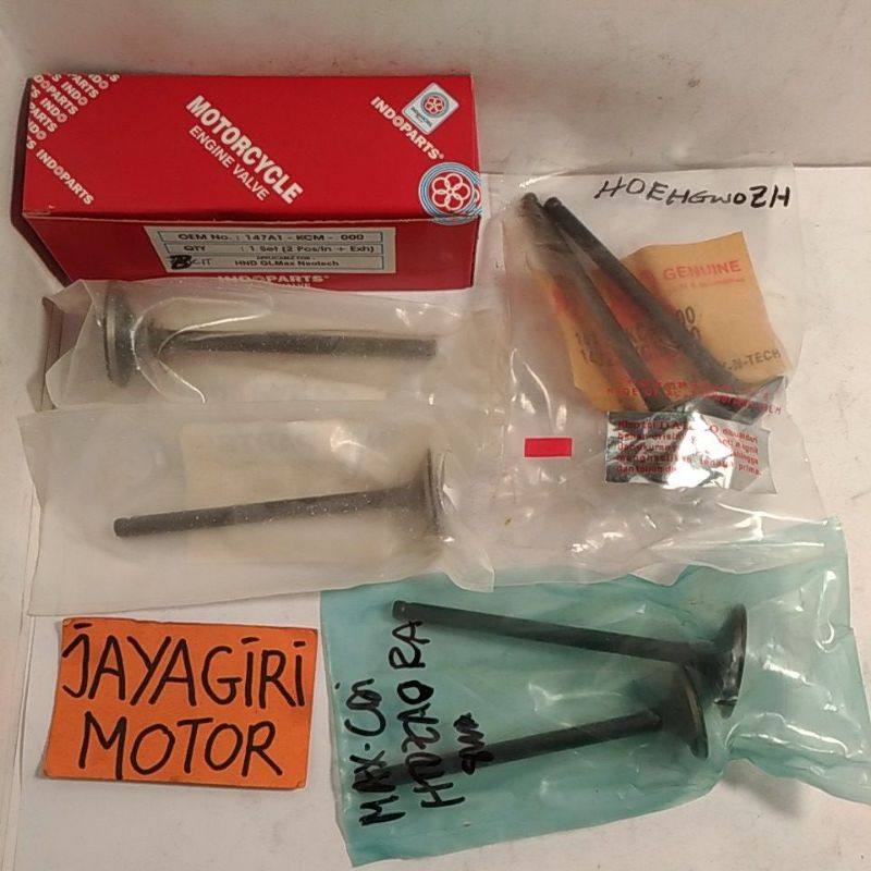 Jual Set Klep Valve GL Pro Max Neotech CDl Payung Ex In Intake Set Motor Botol Bosh Bos Boss ...
