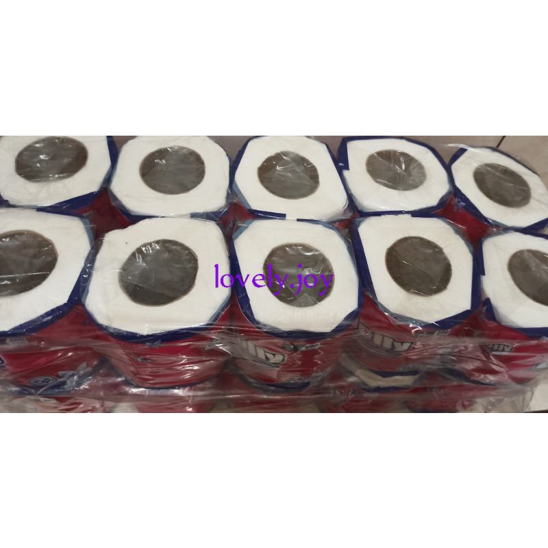 Jual Tissue gulung Jolly TCore 10 rolls 200 sheets 2 ply/Tisu gulung ...