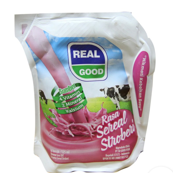 Jual Susu UHT Real Good Ukuran 125 Ml | Susu Sapi | Susu UHT | Shopee ...