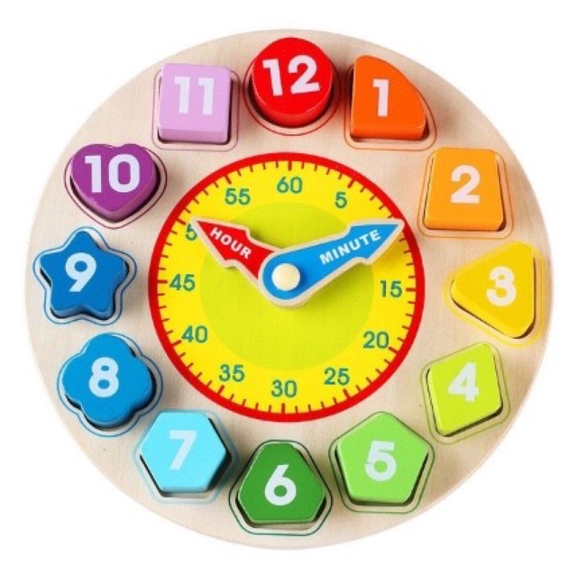 Jual Tik Tok Wooden Clock (mainan jam anak) | Shopee Indonesia