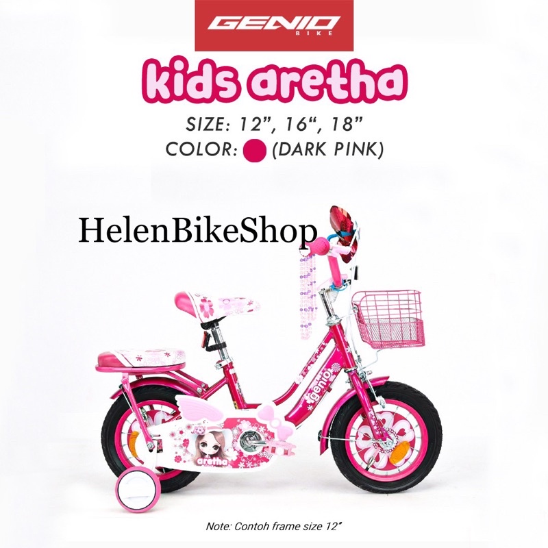 Jual Sepeda Mini 16inch genio Aretha | Shopee Indonesia