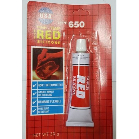 Jual Red Silicone Lem Sealant Packing Gasket Seal Merah Tube | Shopee ...