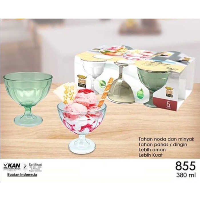 Jual GELAS ES TELER GOLDEN DRAGON 855 540ML 1 BOX ISI 6 PCS | Shopee Indonesia