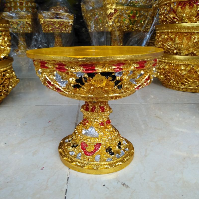 Jual Dulang Kecil Motif Bunga, Bulat dan Segi Enam | Shopee Indonesia