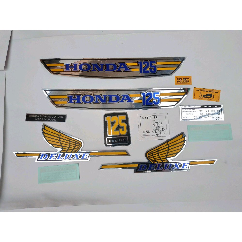 Jual striping honda c70 upgrade 125 cc atau honda c125 Be rkualitas ...