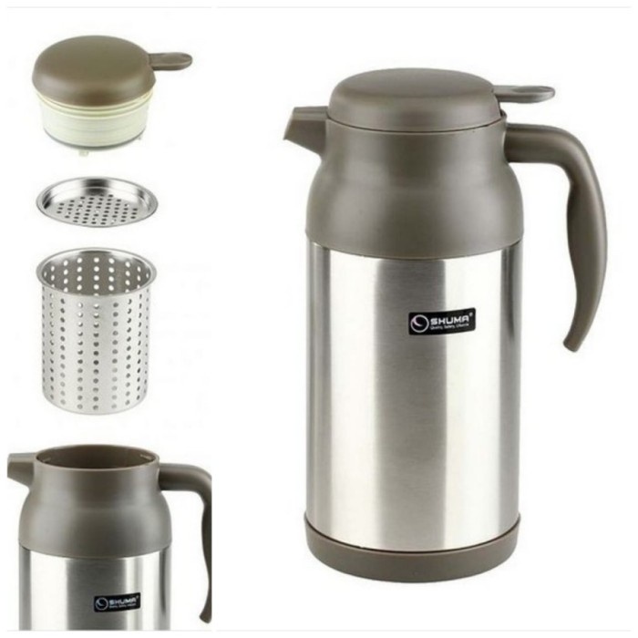 Jual SHUMA Teko Termos Kopi Teh Air Panas dan Dingin Coffee Pot 0,8 ...