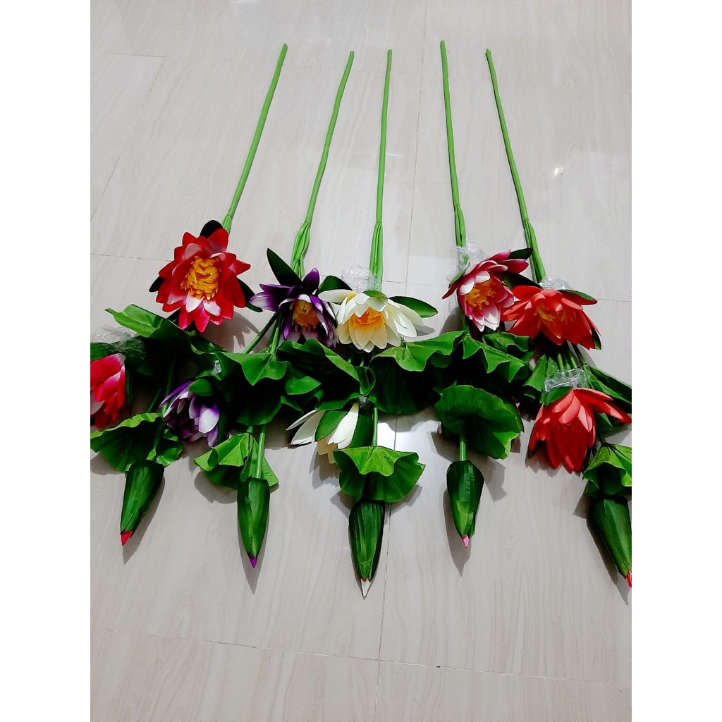 Jual Bunga teratai panjang 120 cm | Shopee Indonesia