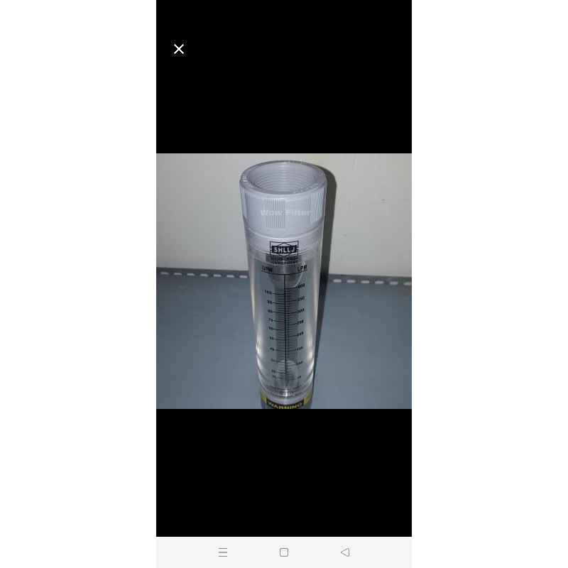 Jual flowmeter tabung 100 gpm 350lpm rotameter | Shopee Indonesia