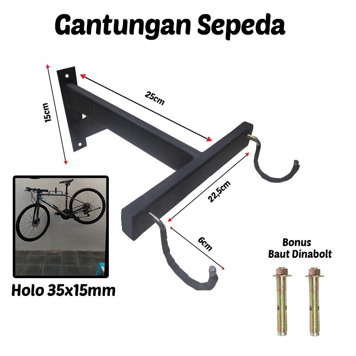 Jual Gantungan sepeda/Hanger Bike(Nempel Dinding) | Shopee Indonesia