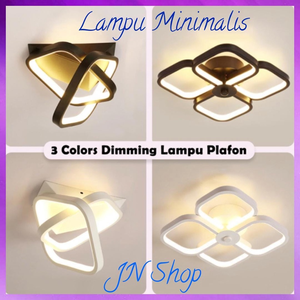 Jual LED 3 Colors Lampu Plafon LED Ceiling Light Lampu Hias Gantung ...