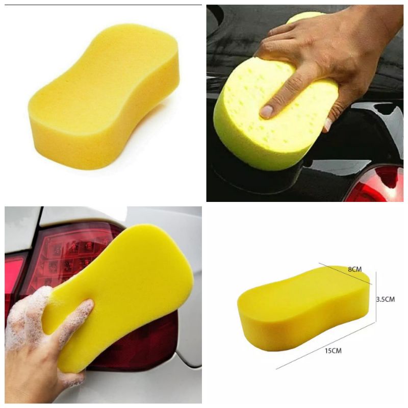 Jual Busa Spons Sponge Spon Yellow Tebal Cuci Mobil or Motor Car Wash ...