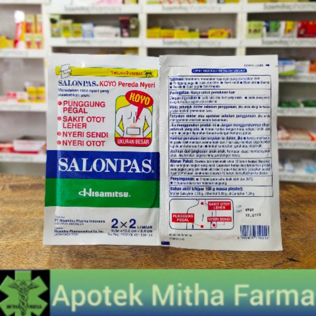 Jual SALONPAS KOYO JUMBO UKURAN BESAR 1SACHET 2LEMBAR | Shopee Indonesia