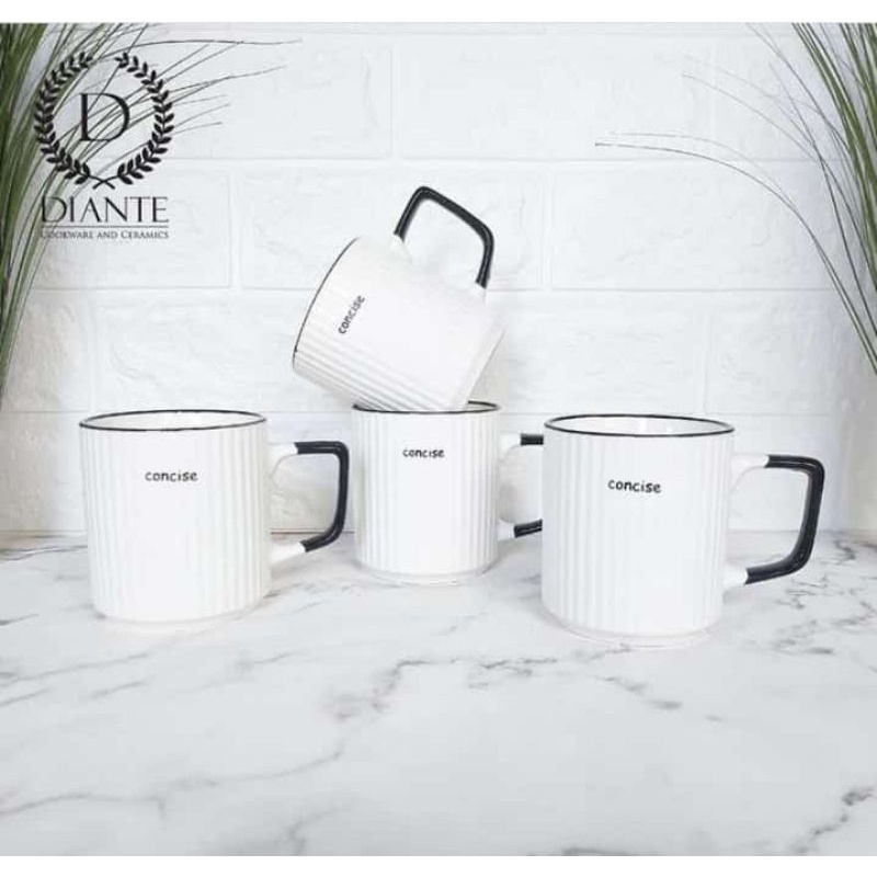 Jual Mug Keramik Concise Ori l Mug Keramik Tekstur Luar l Mug Keramik ...