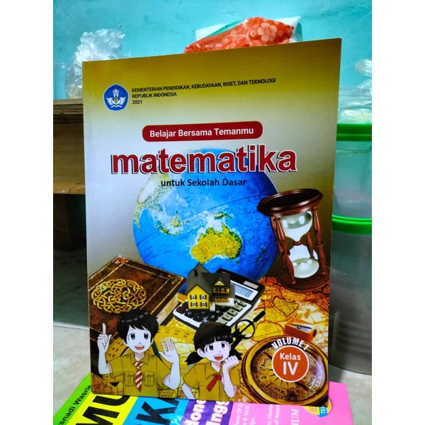 Jual buku paket matematika terbaru kelas 4 SD volume 1 | Shopee Indonesia