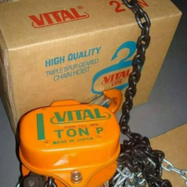 Jual MDN | Chain Block VITAL 1 Ton x 15 Meter | Shopee Indonesia