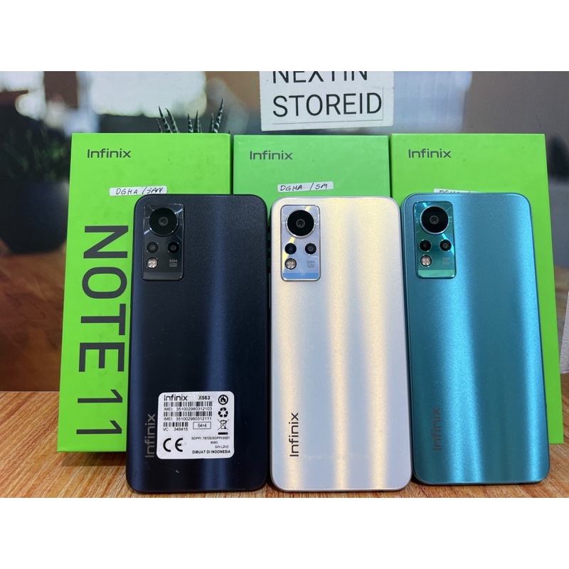 Jual INFINIX NOTE 11 4/64 6/128 SECOND FULLSET | Shopee Indonesia