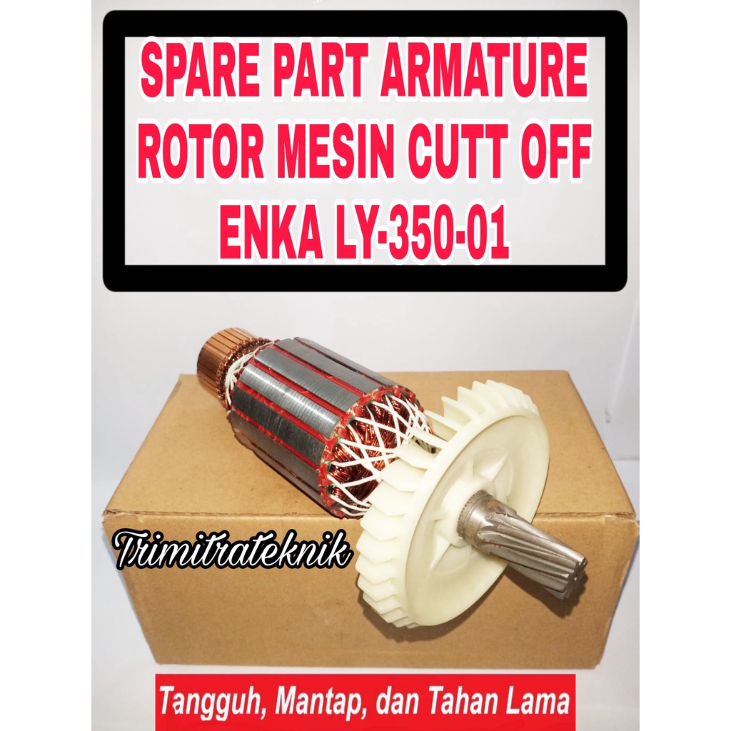 Jual SPAREPART ARMATURE ROTOR ANGKER DINAMO CUTTING ENKA 14 INCH ROTOR ...