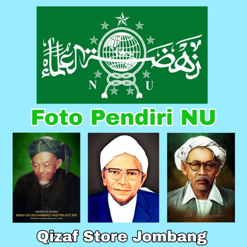 Jual Poster 3 Pendiri NU dan Lambang NU | Shopee Indonesia