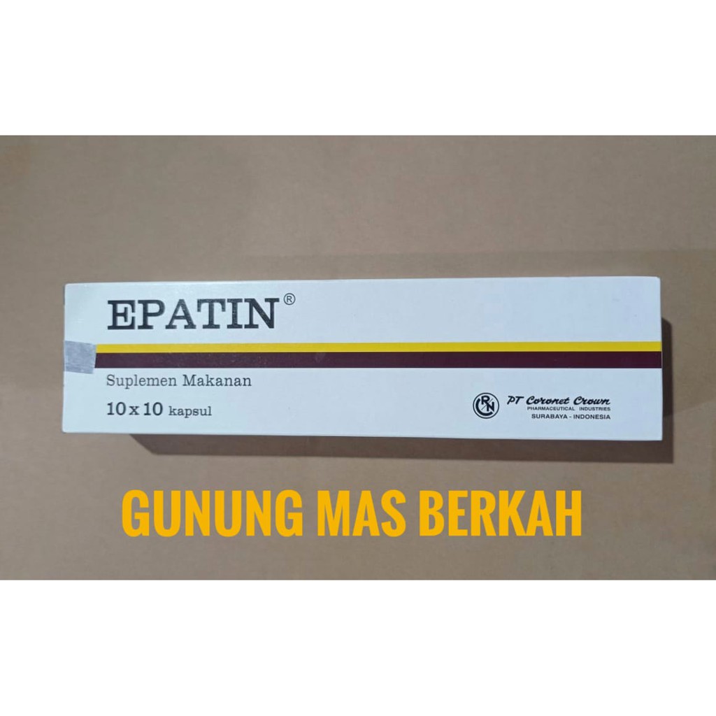 Jual EPATIN Epatin Isi 100 kapsul - Membantu Menjaga Kesehatan Fungsi ...