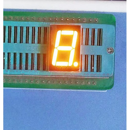 Jual 7 SEGMEN / SEVEN SEGMENT LED DISPLAY 1 DIGIT COMMON ANODE 0.56 IN ...