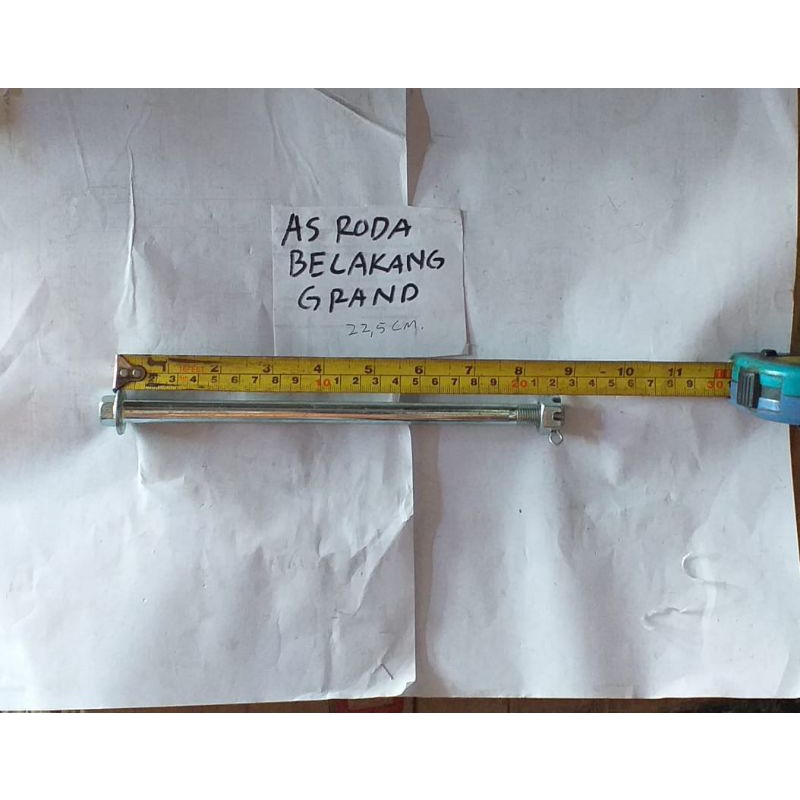 Jual BAUT MUR AS RODA BELAKANG HONDA GRAND SUPRA PANJANG 22,5 cm BAGUS ...