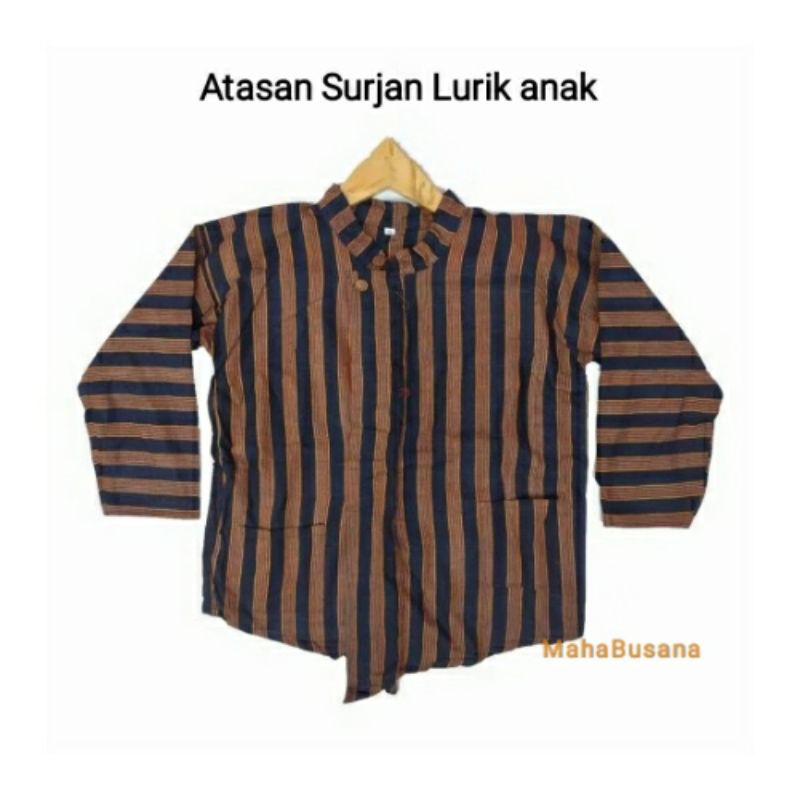 Jual Surjan Lurik Anak Baju Adat Anak Surjan Anak Surjan Murah | Shopee ...