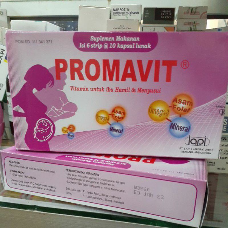 Jual Promavit Ibu Hamil Vitamin Untuk Ibu Hamil Dan Menyusui | Shopee ...