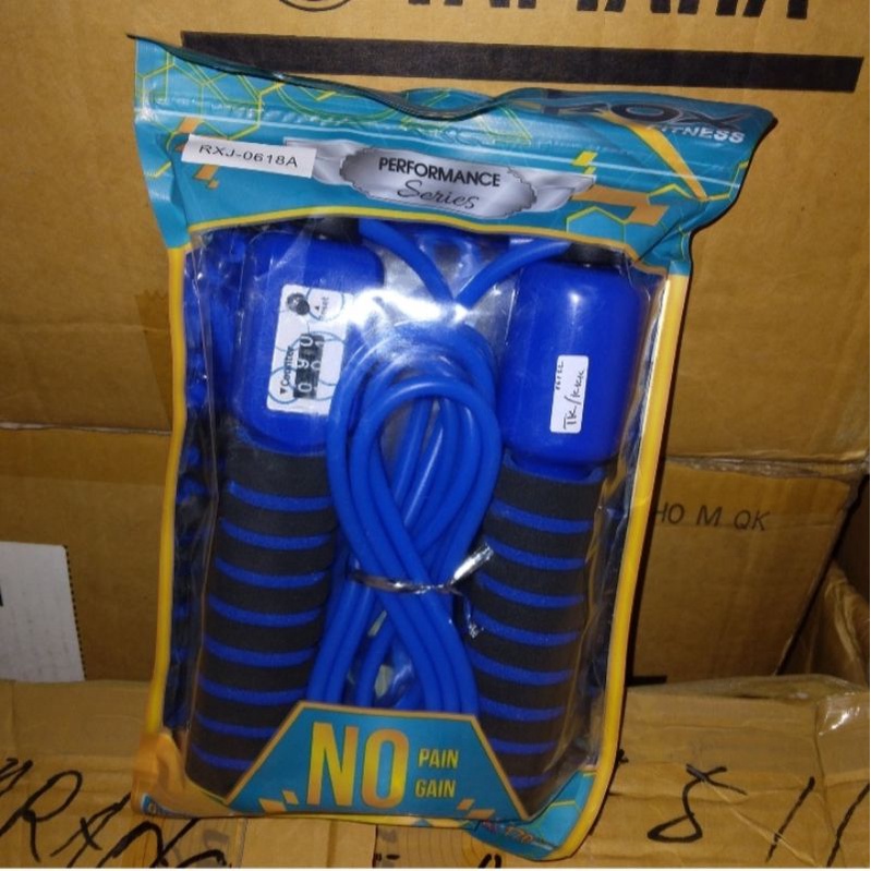 Jual lompat tali ganggang besar busa dan sudah ada hitungan putaran nya ...