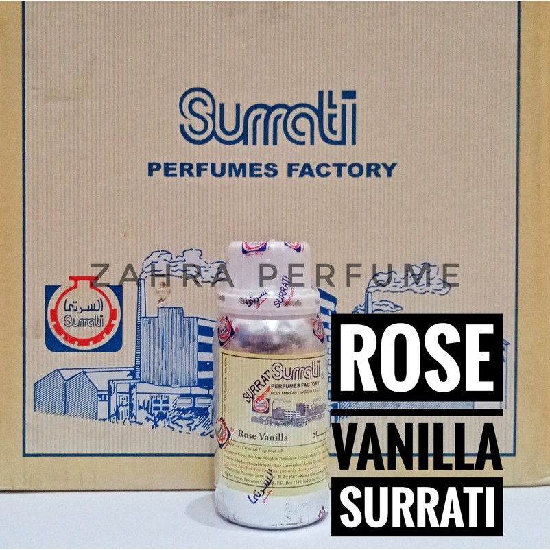 Jual PARFUM ARAB SURRATI ROSE VANILLA ORIGINAL 100ML | Shopee Indonesia