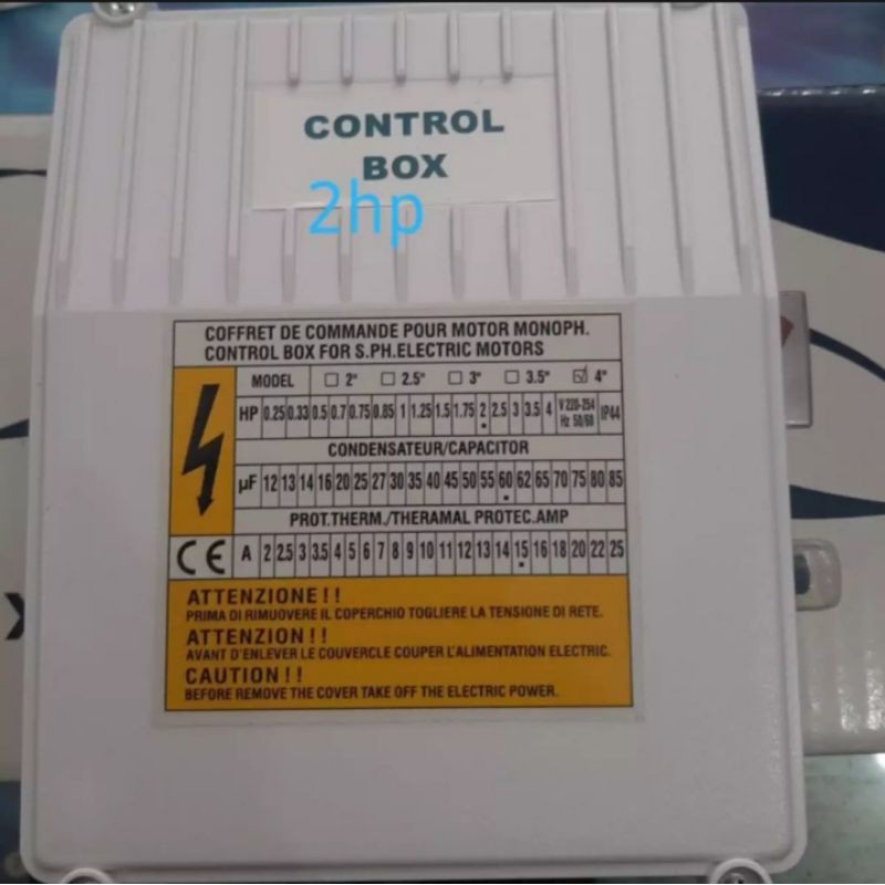 Jual Control box 2HP pompa air satelite sumersible | Shopee Indonesia