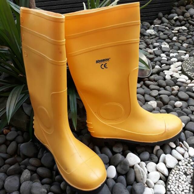 Jual Sepatu boot boots proyek KRISBOW karet PVC | Shopee Indonesia