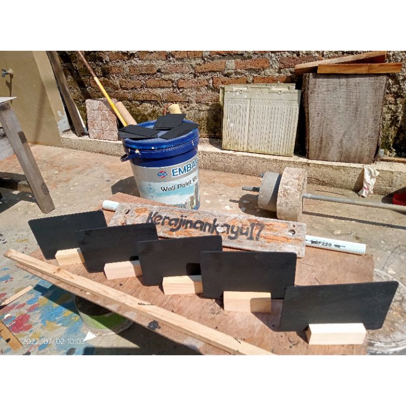 Jual CHALKBOARD FOOD TAG. NOMOR MEJA KAVE. PAPAN MENU | Shopee Indonesia