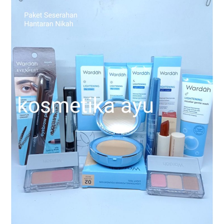 Jual Paket Wardah Hantaran Nikah Lengkap Ekonomis / Paket Wardah ...