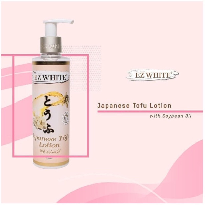 Jual EZ WHITE Japanese Tofu Lotion with soybean oil | Handbody tahu ...