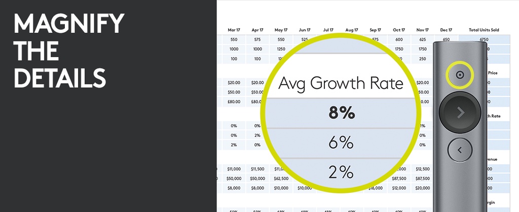 Jual Logitech Spotlight Pointer Presenter Advanced Wireless / Bluetooth | Shopee Indonesia