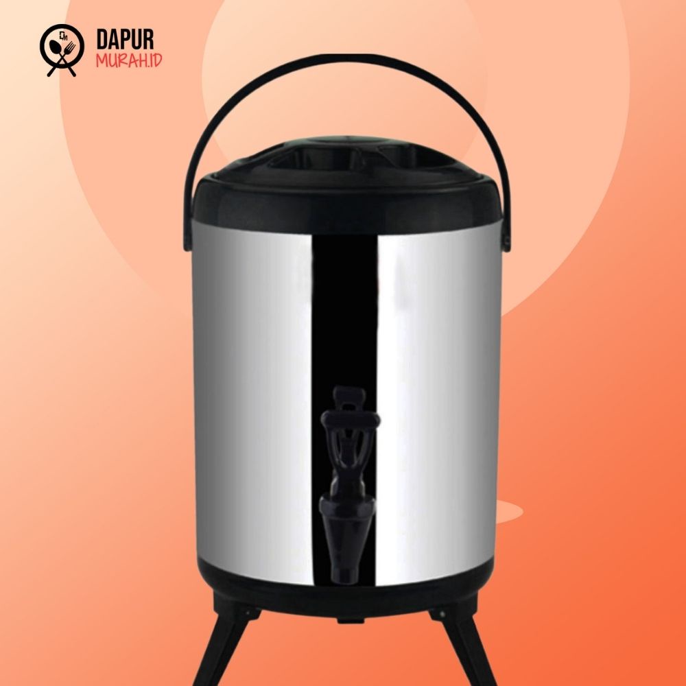 Jual Water Jug Milk Tea Bucket stainless steel 10L - Drink Jar / Tempat ...