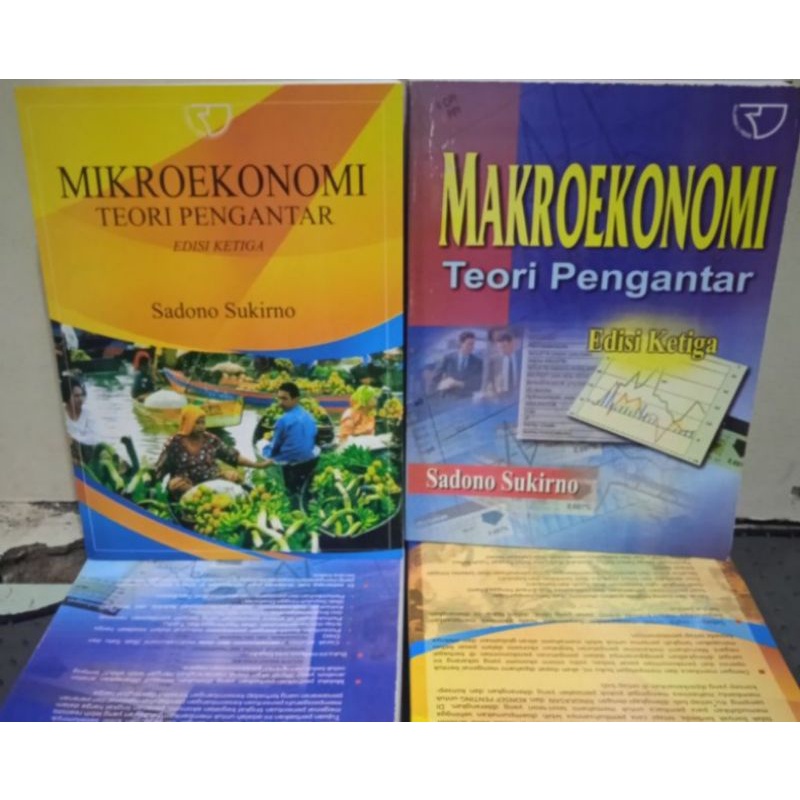 Jual PAKET 2 BUKU MIKRO DAN MAKRO ECONOMY EDISI 3 BY SADONO SUKIRNO ...