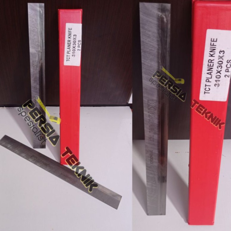 Jual planer knife 310 x 30 x 3 TCT KADUR Mata pisau ketam planer | Shopee Indonesia