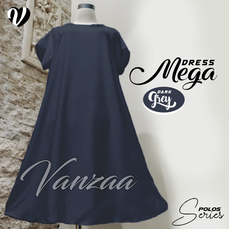 Jual DASTER VEGA MEGA POLOS BY VANZAA COLLECTION L DARK GREY | Shopee ...