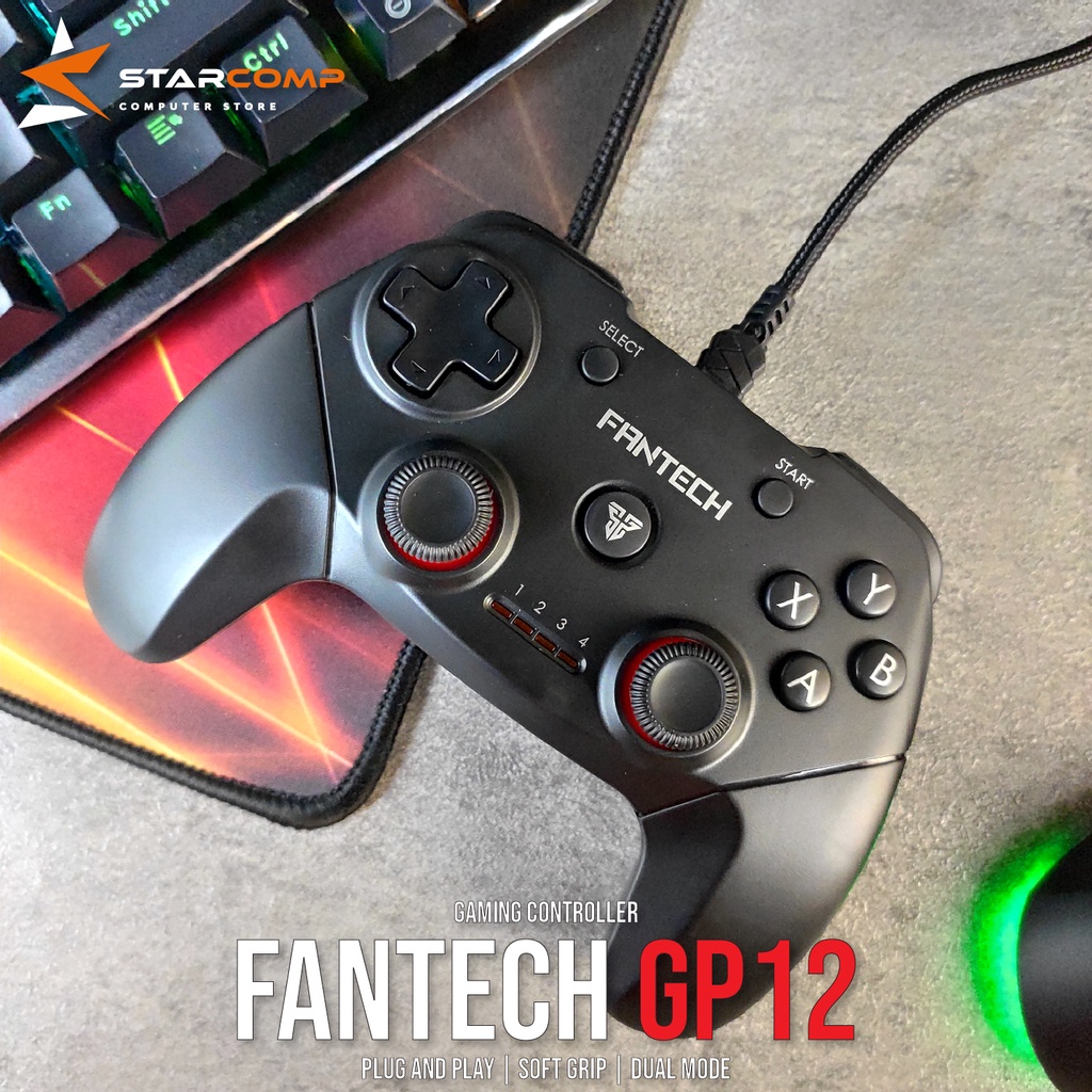 Jual Gamepad Fantech GP12 Shooter - Wired Gaming Controller PC/ PS ...
