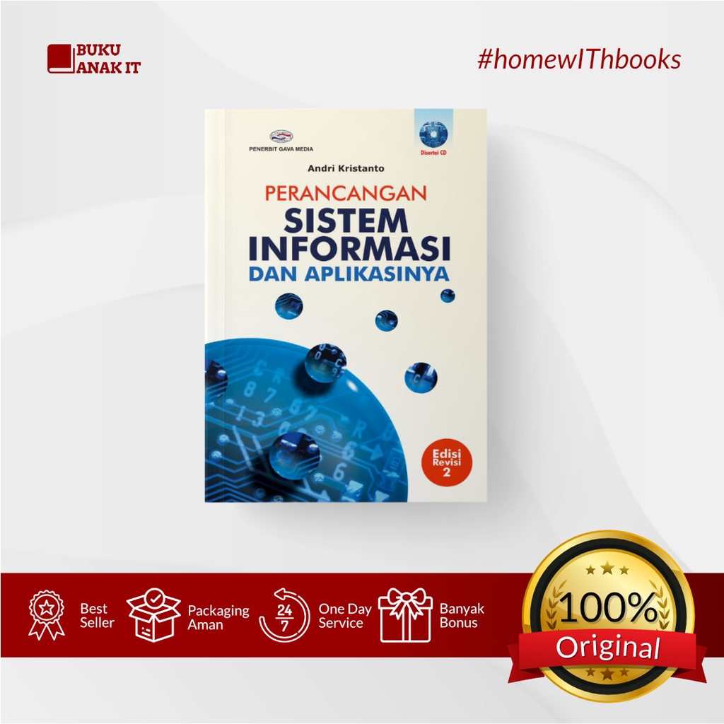 Jual BUKU PERANCANGAN SISTEM INFORMASI DAN APLIKASINYA EDISI REVISI 2 BONUS CD | ANDRI KRISTANTO ...