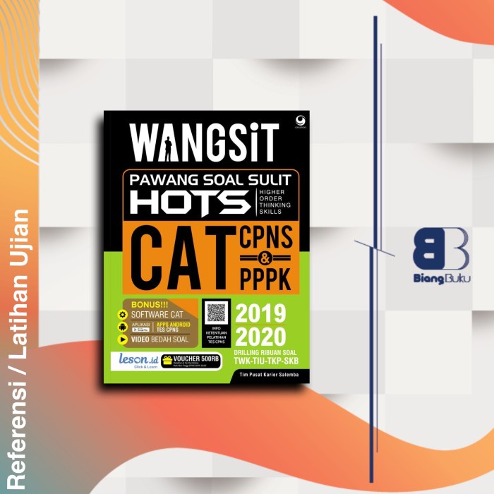 Jual Buku Wangsit HOTS CAT CPNS & PPPK TIM PUSAT KARIER SALEMBA Ori ...