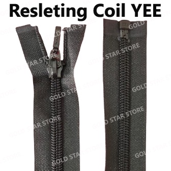 Jual Resleting COIL YEE Isi 1 Lusin No 5 Ritsleting Koil Zipper Gigi ...