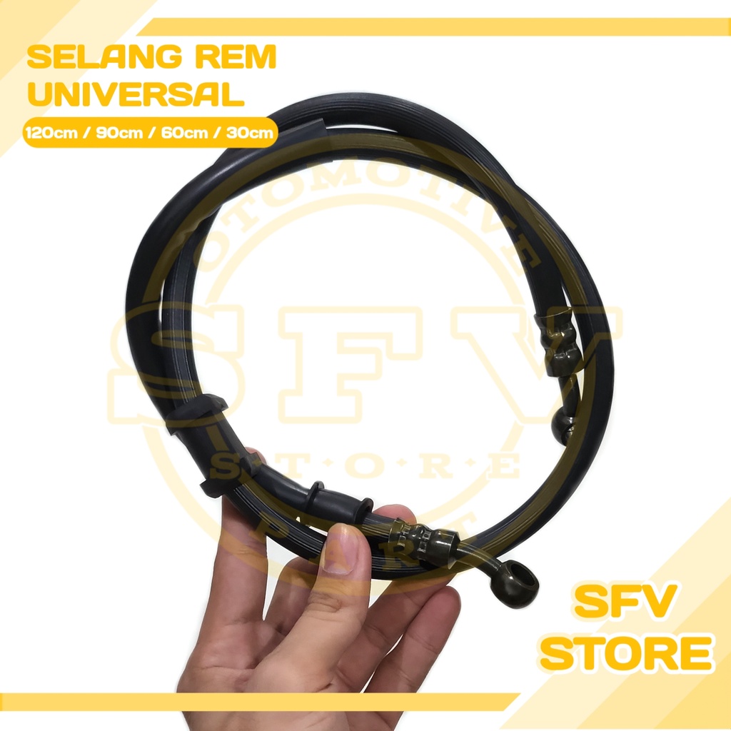 Jual Selang Rem Standar Universal 120cm 90cm 60cm 30cm | Shopee Indonesia