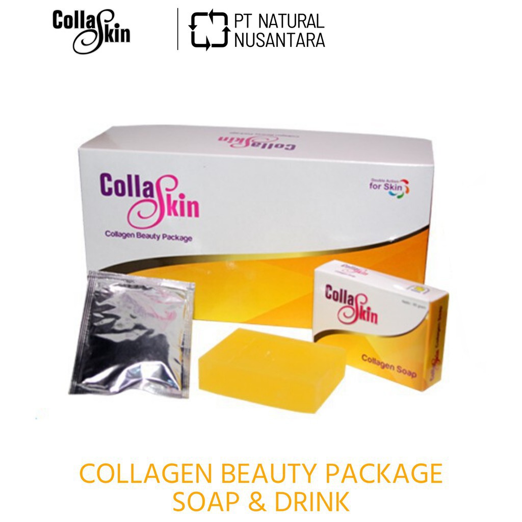 Jual COLLASKIN Collagen Beauty Package Sabun Teh | Shopee Indonesia