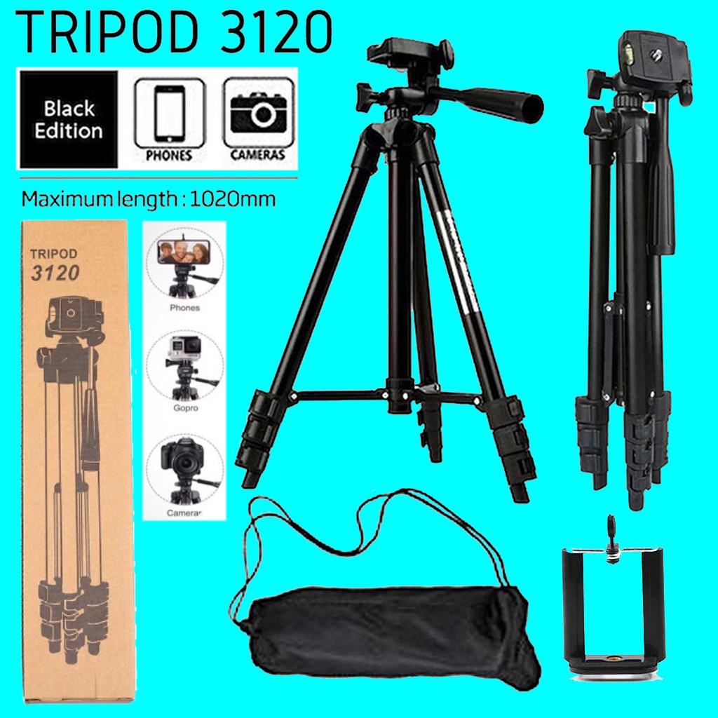 Jual Tripod 1 Meter 3120 Black Tongsis Tripod Hp Murah Dan Kamera 1 ...