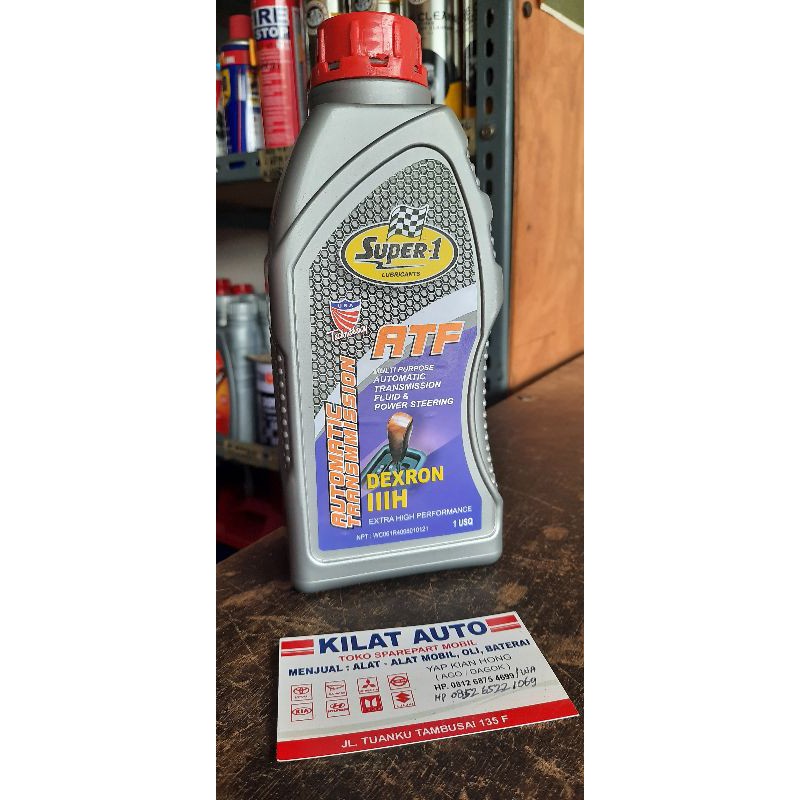 Jual Oli Power Steering Transmisi Matic Dexron 3H ATF Super 1 1 Liter | Shopee Indonesia